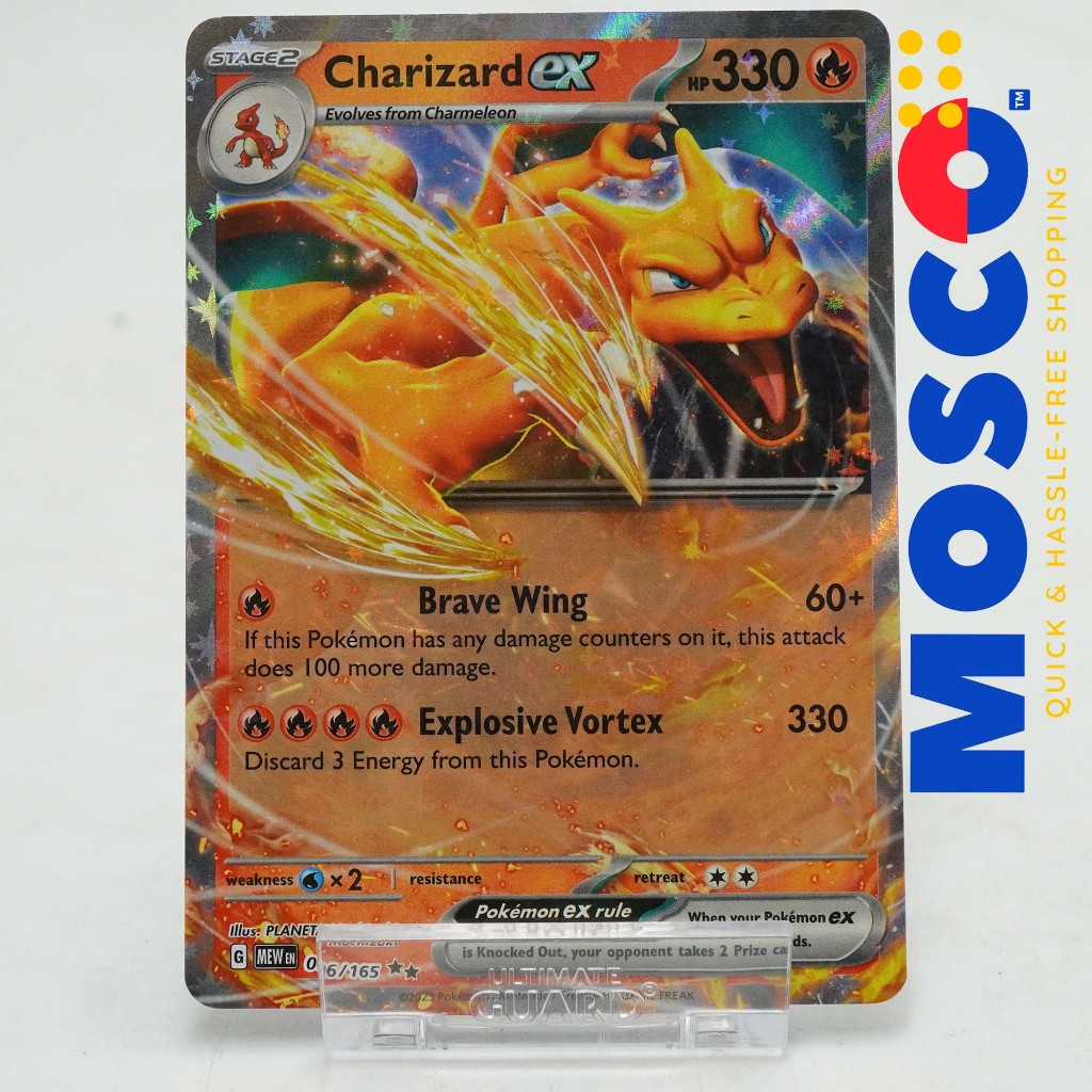 Charizard ex - 006/165 - Ultra Rare Scarlet & Violet 151 | Pokemon TCG ...