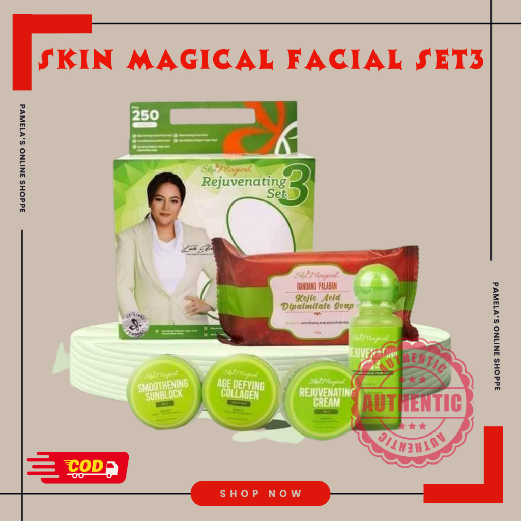 Skin Magical Rejuvenating Facial Set 3 New Packaging| Extra Strength ...
