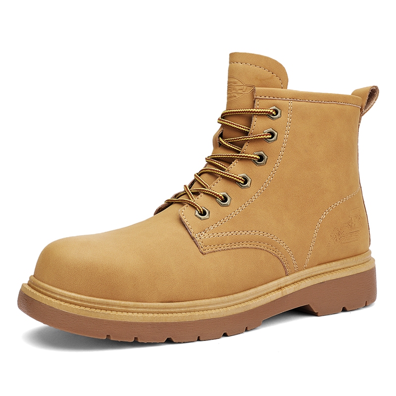 Steel toed Boots Safety Boots Anti-smashing Wear-resistant Safety shoes ...