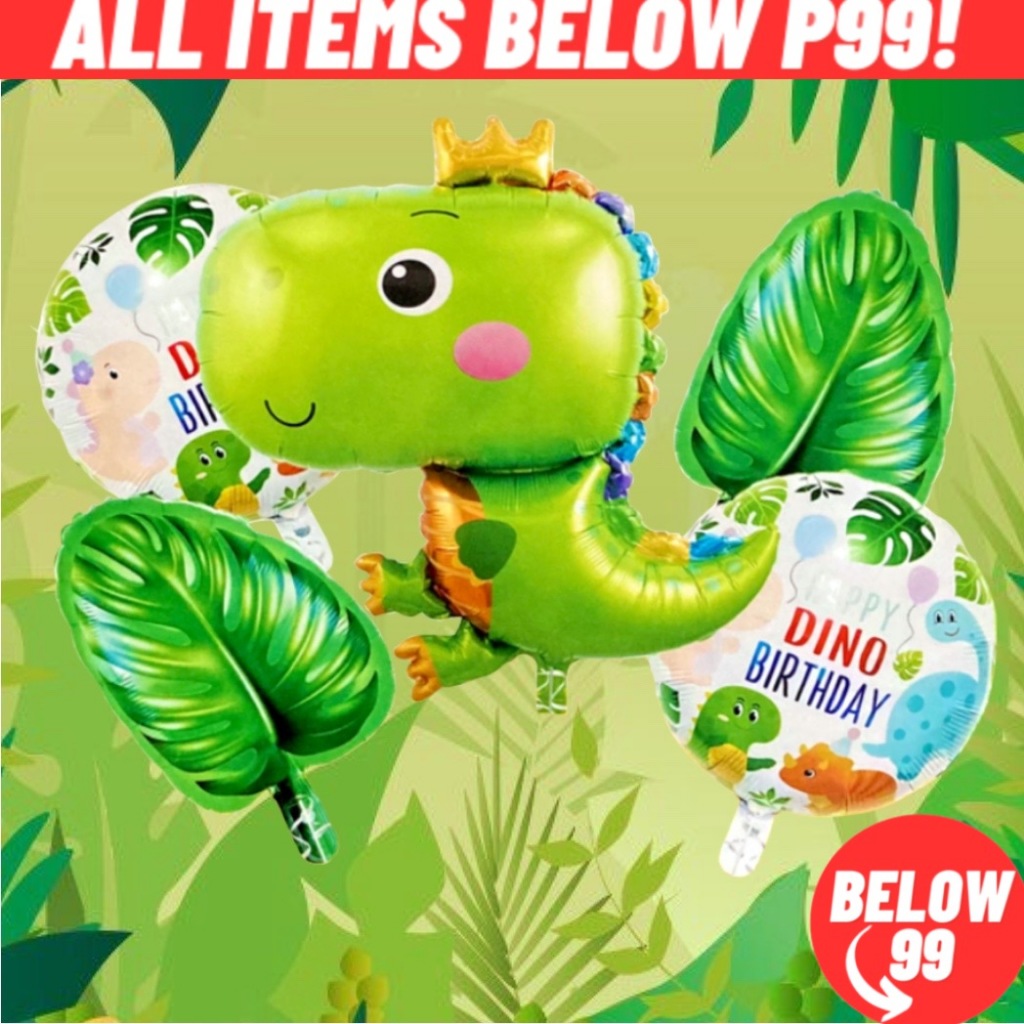 Baby Dinosaur Balloon Set 5 in 1 Dinosaur Party Needs Dinosaur Theme ...