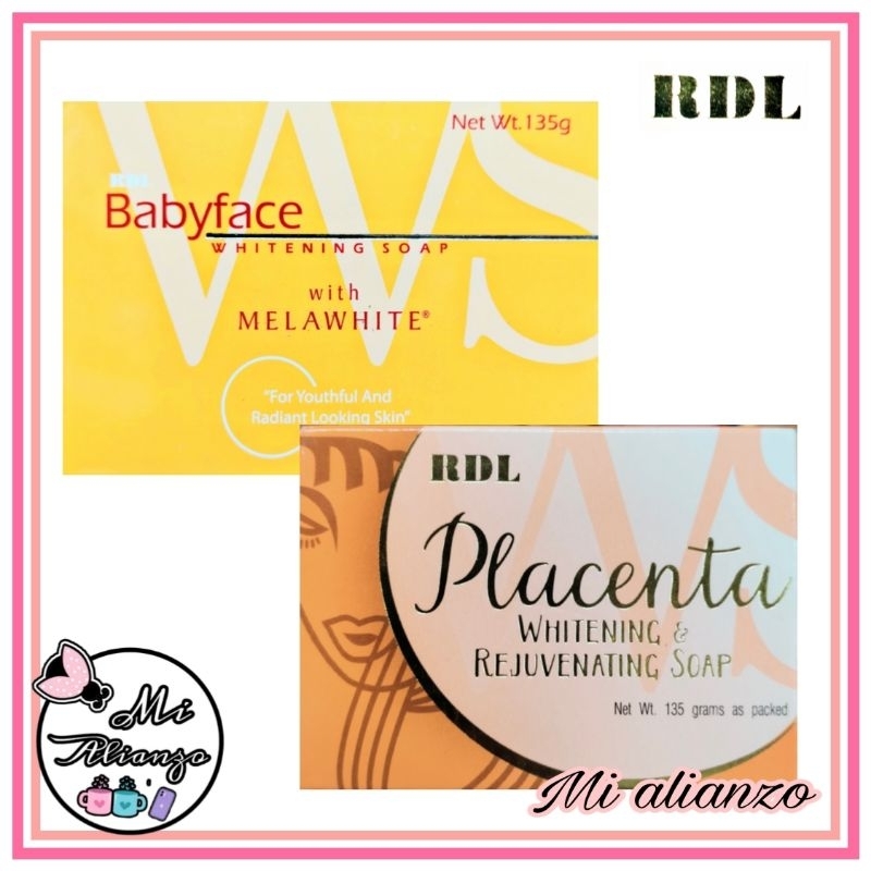 RDL Babyface Whitening Soap | RDL Placenta Soap 135g | Shopee Philippines