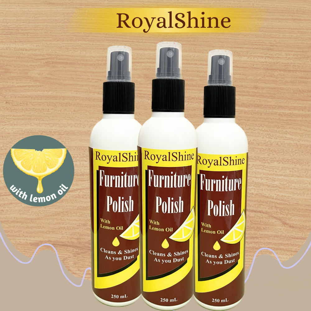 ROYAL SHINE FURNITURE POLISH WITH LEMON OIL 250ML | Shopee Philippines