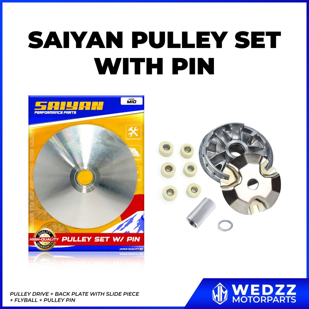 SAIYAN PULLEY SET WITH PIN (NO DRIVE FACE) | Shopee Philippines