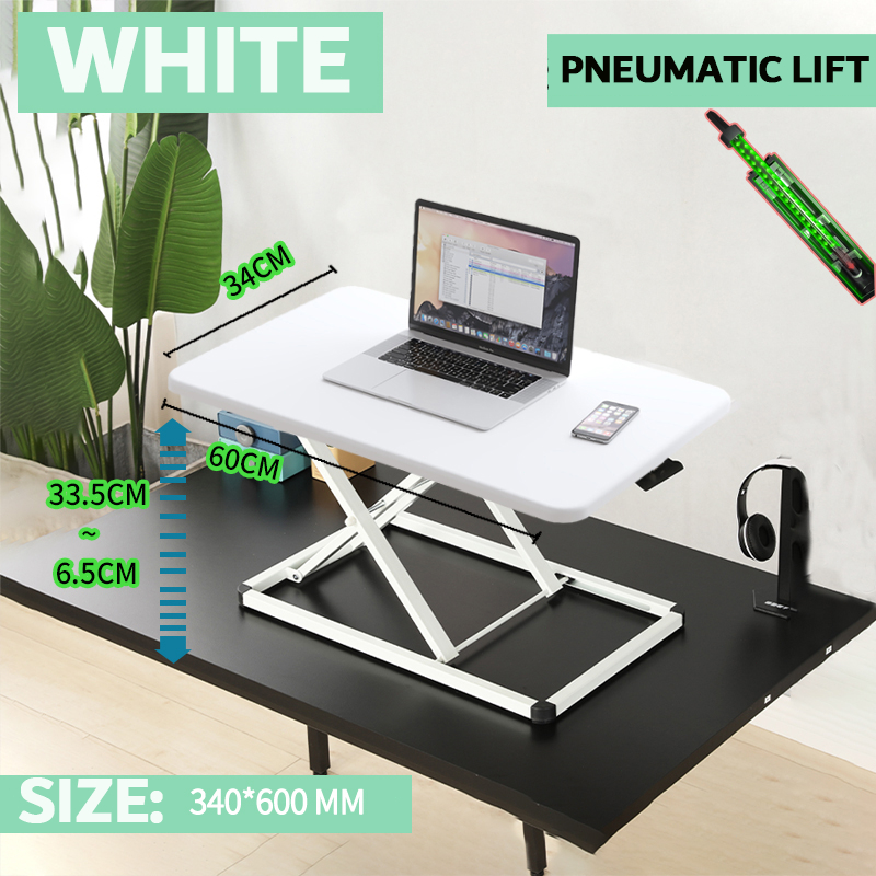 Standing Laptop Stand Desktop Folding Desk Lifting Table Adjustable ...