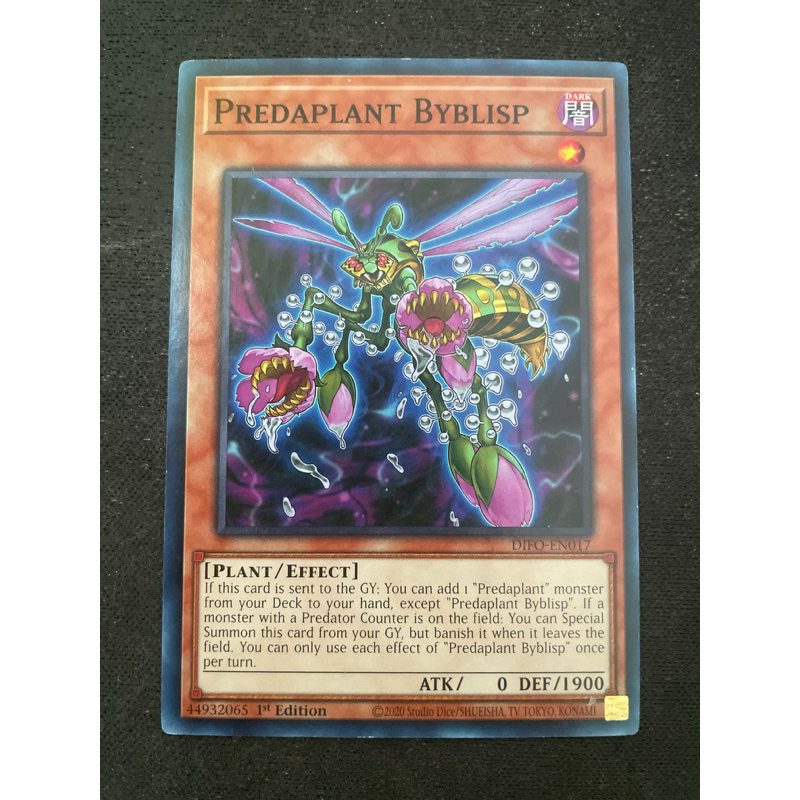 Yugioh - Predaplant Byblisp (TCG) | Shopee Philippines