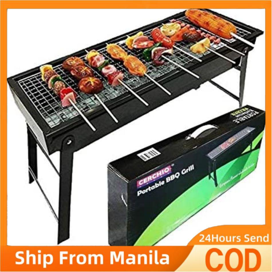 CONE Barbeque Grill with Stand Stainless Steel Portable Barbeque Grill ...