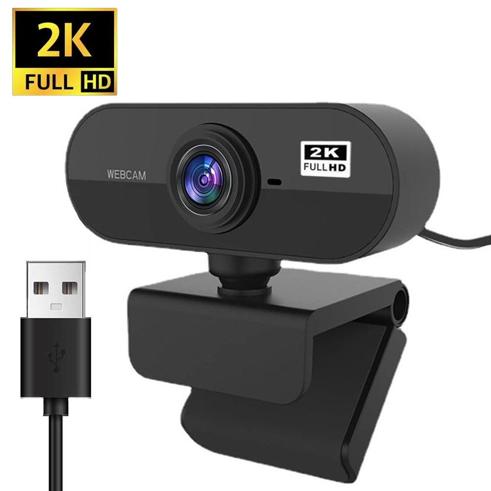 Actual Webcam 2K/ 1080P Full HD Video Call For PC Laptop With ...