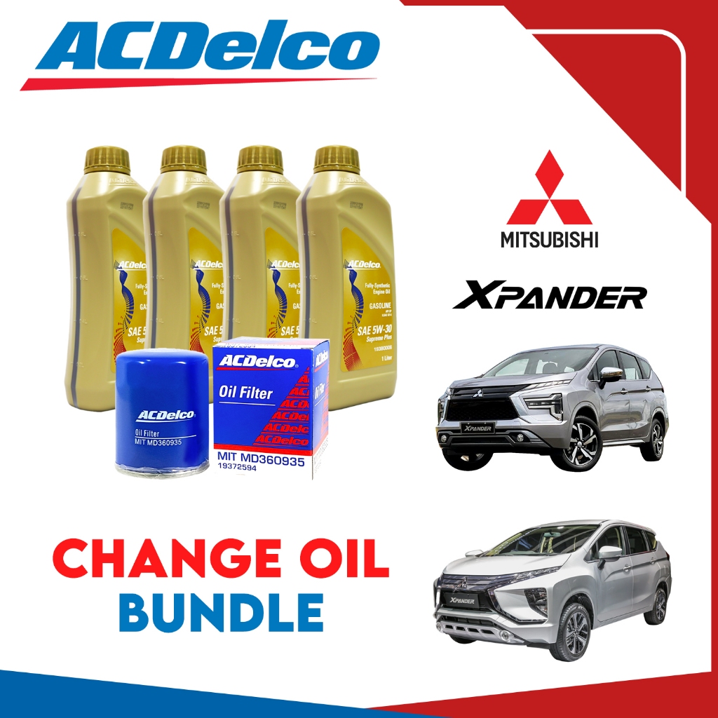 ACDelco Change Oil Bundle for Mitsubishi Xpander 17-Present | Shopee ...