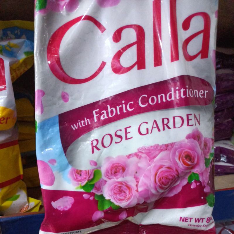 Calla Powder 800 grms w/ Fabric Conditioner Rose Garden | Shopee ...