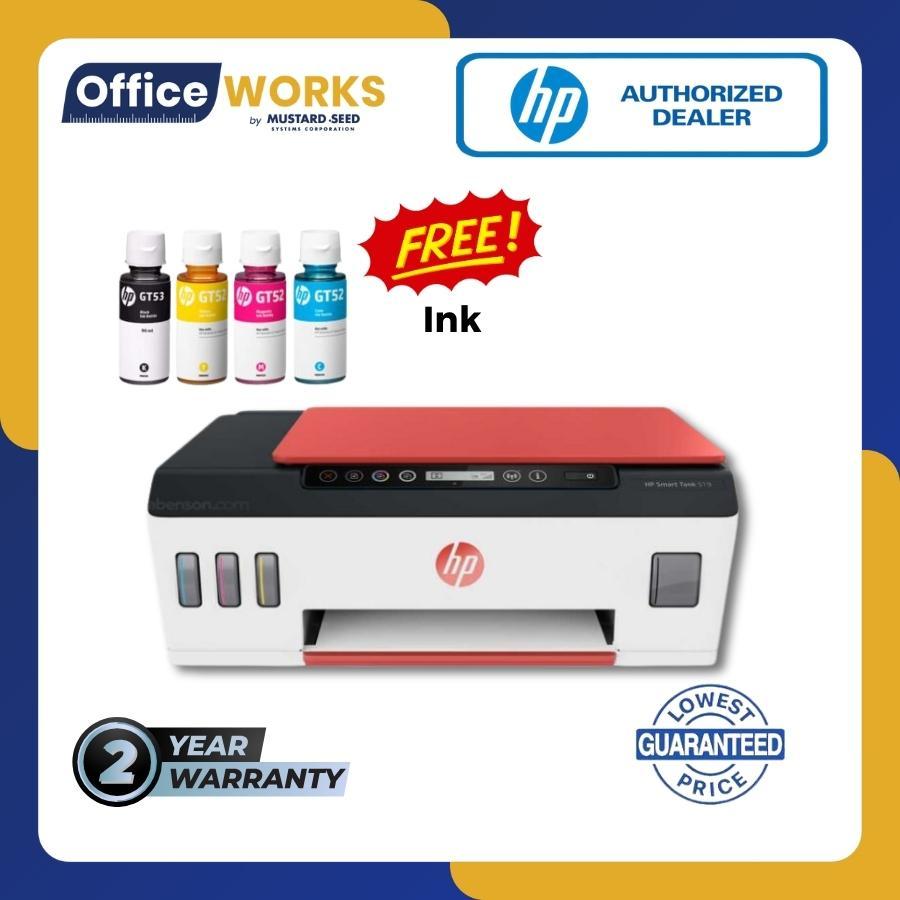 HP Printer / Smart Tank 519 Wireless All-in-One Printer / Printer with ...