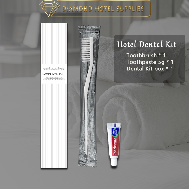 Hotel Toothbrush Toothpaste5g Set (100 sets) | Shopee Philippines
