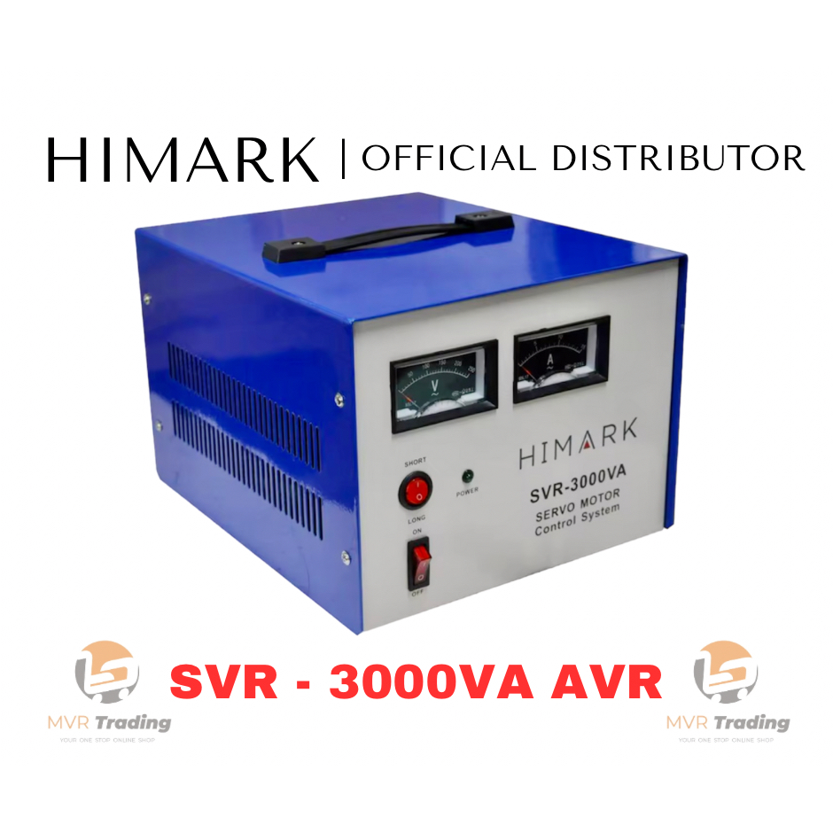 Himark AVR Automatic Voltage Regulator 3000watts SVR-3000VA Servo Type ...