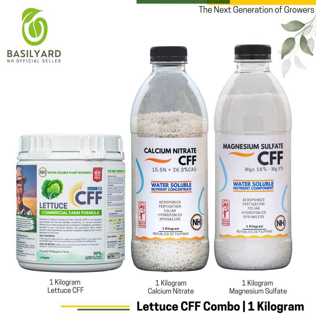 NutriHydro Lettuce (CFF) Commercial Farm Formula Combo | Shopee Philippines
