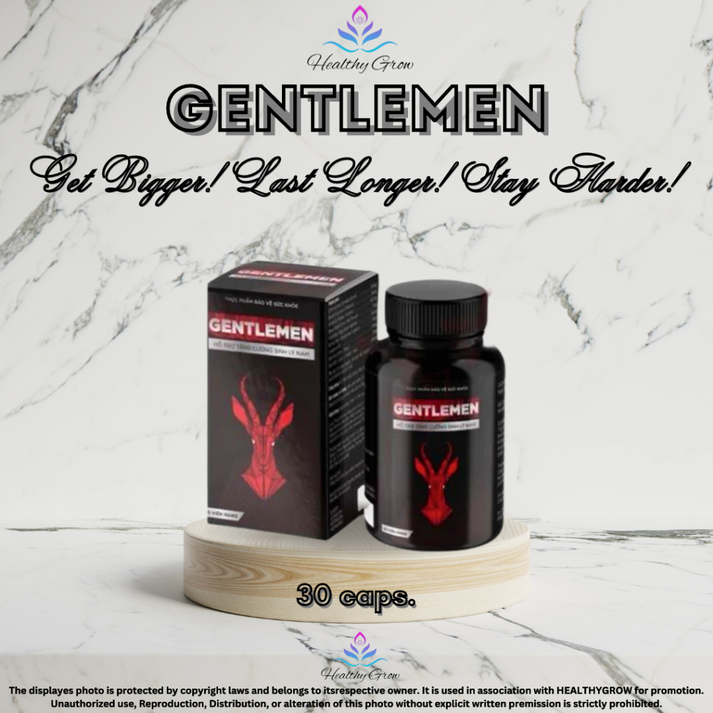 HEALTHYGROW Original GENTLEMEN Capsules fo Men | 30 Capsules | 1 Bottle ...