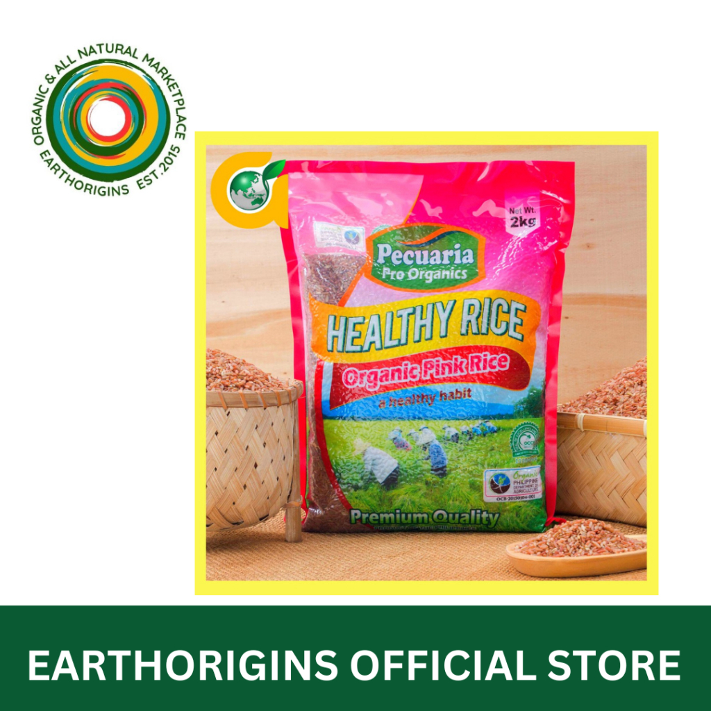 Pecuaria's Healthy Organic Pink Rice (2KG) | Shopee Philippines