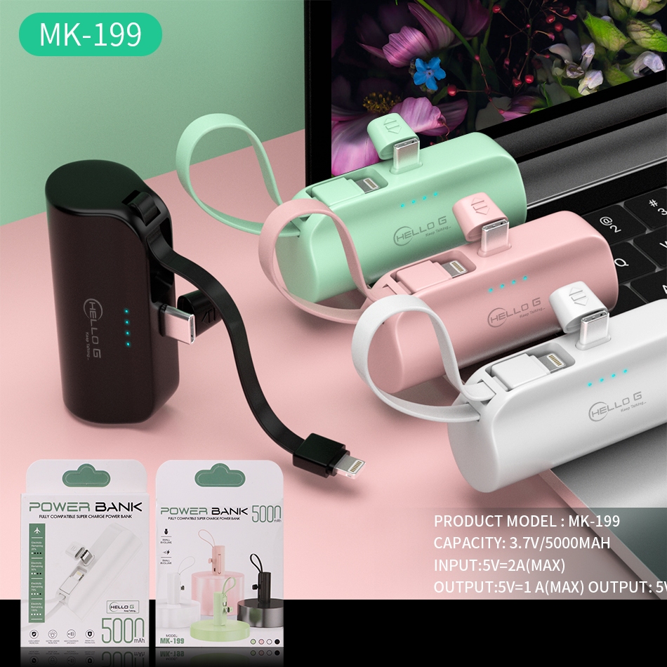 Portable Mini Capsule PowerBank Full Compatible IPhone Android ...