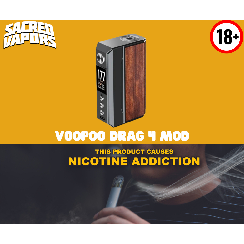 VOOPOO DRAG 4 BOX MOD (MOD ONLY) | Shopee Philippines