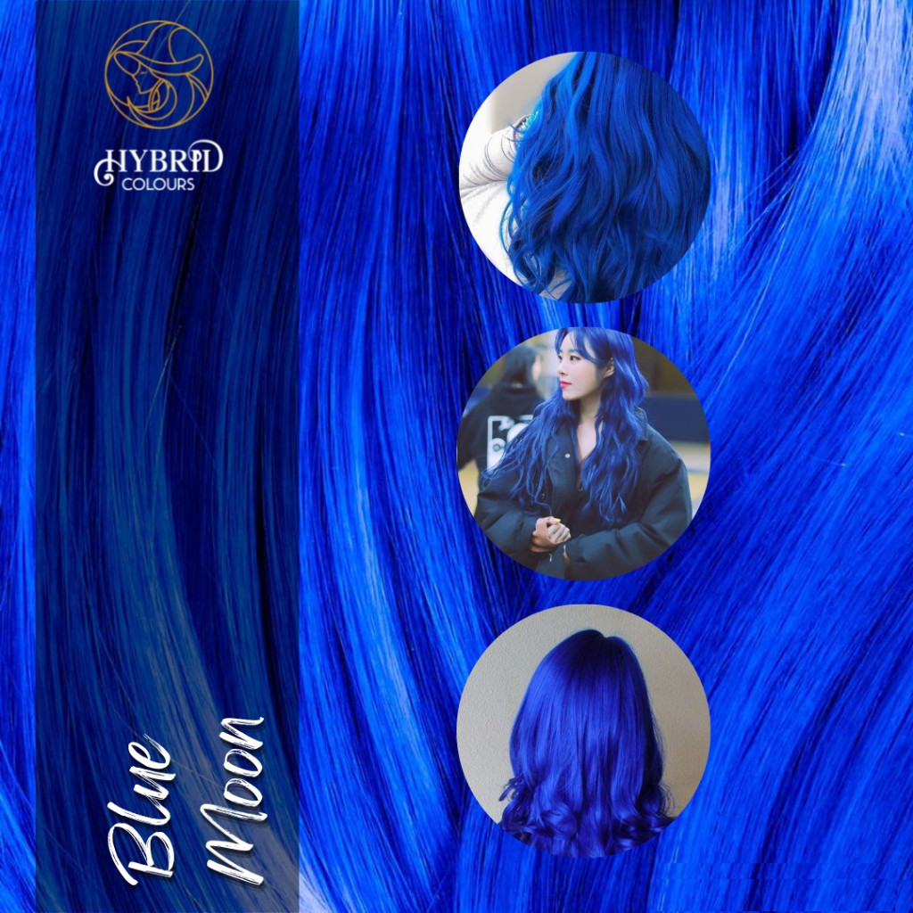 HYBRID COLOURS BLUE MOON ORGANIC HAIR DYE 150G | Shopee Philippines