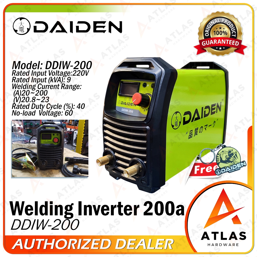 DAIDEN Welding Machine Inverter 200A | Shopee Philippines