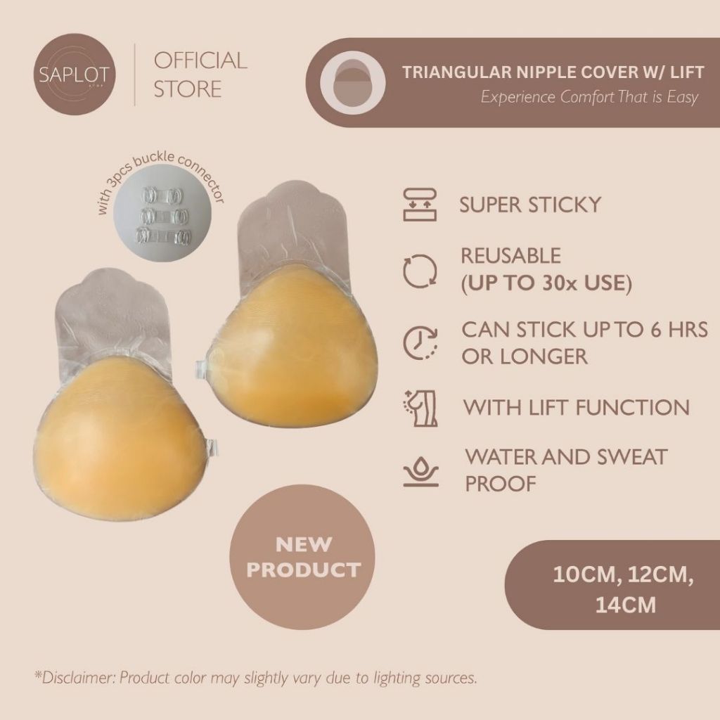 [Triangular Lift] Nipple Cover by Saplot.Co Atbp (New Product) | Shopee ...