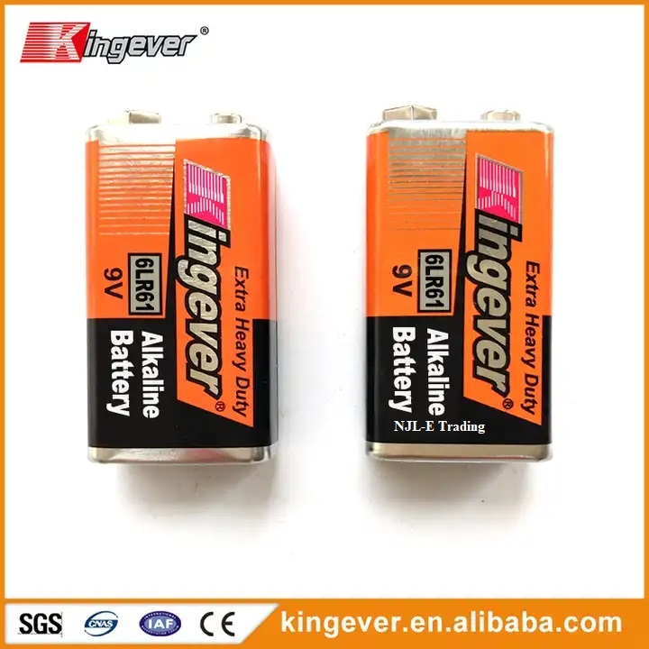 9 Volt Battery Extra Heavy Duty Carbon Zinc Kingever Brand | Shopee ...