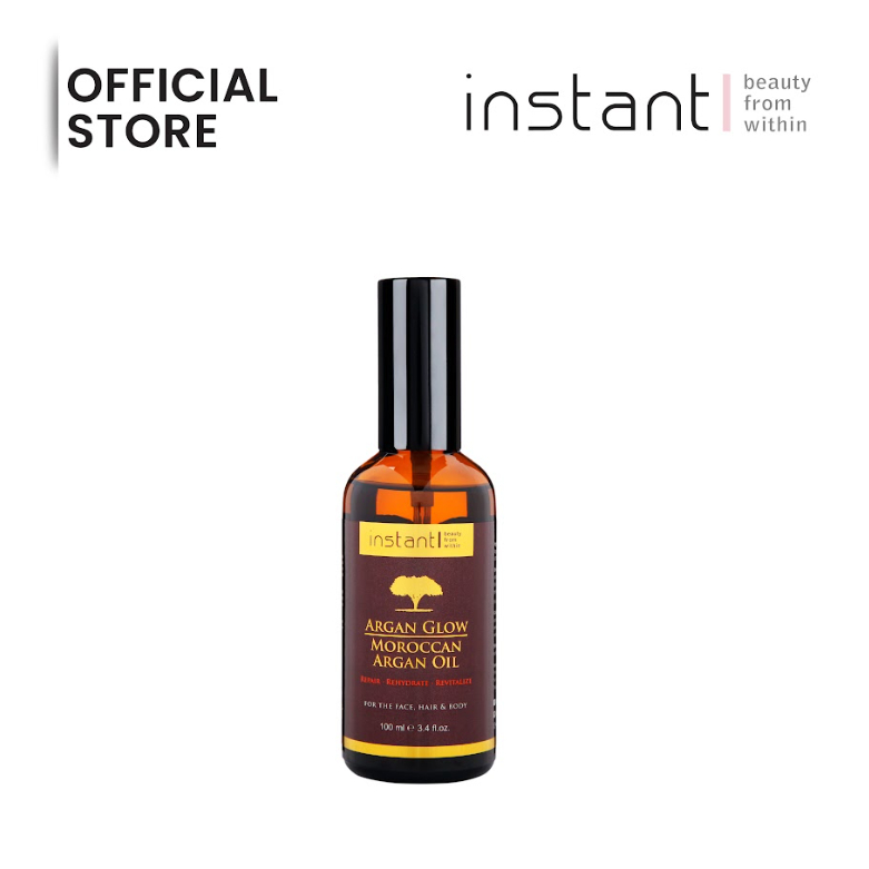 INSTANT Argan Oil 100ml Hair & Skincare Anti-aging AX-AO100 | Shopee ...