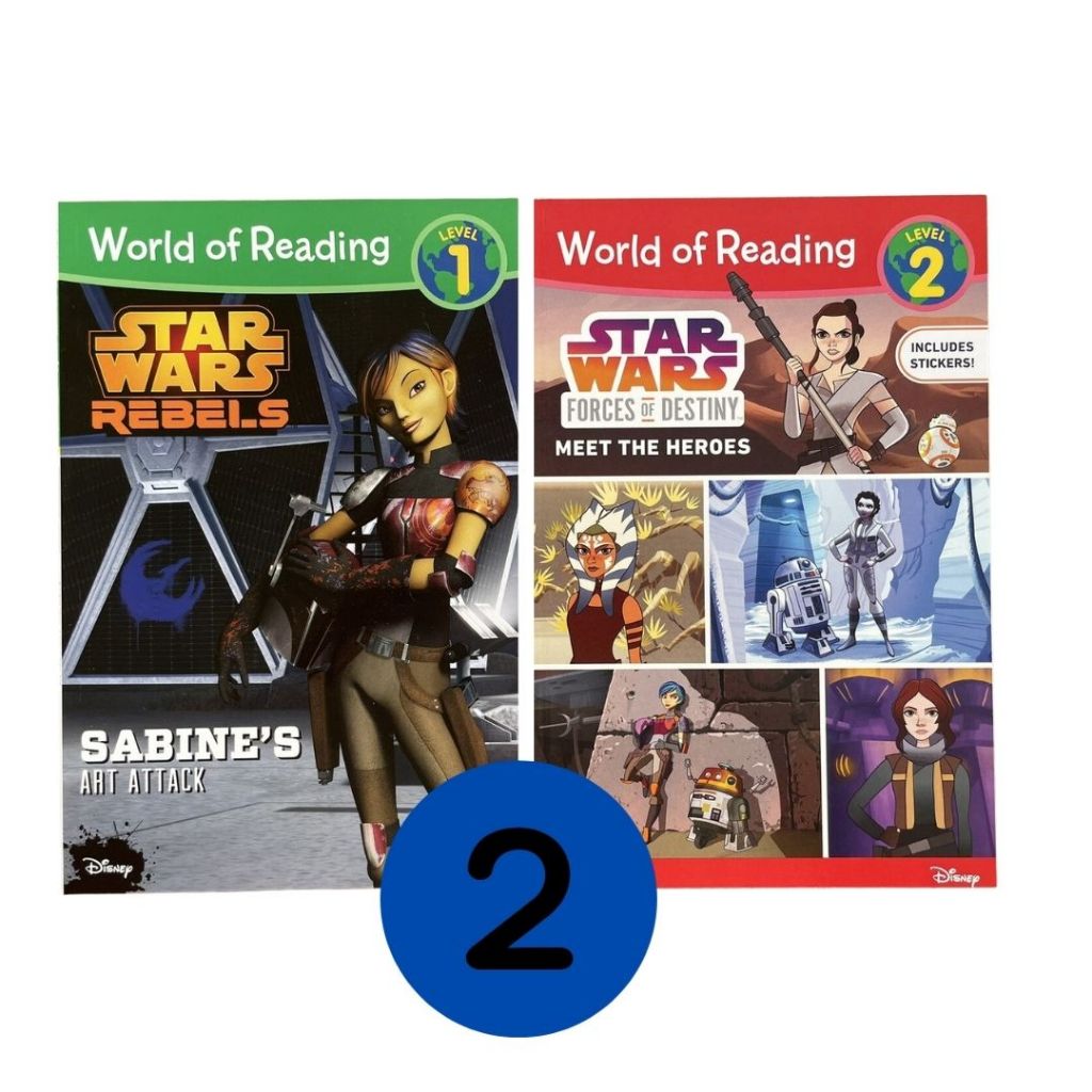 World of Reading Star Wars (2 books) Level 1 and level 2 | Shopee ...