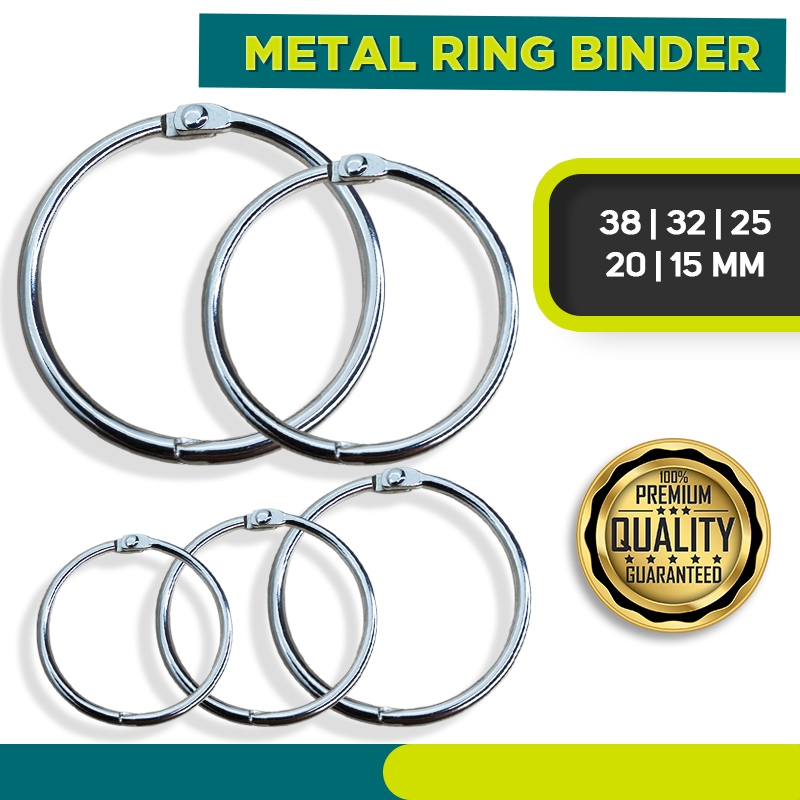 Ring Binder Metal Binding 15mm/20mm/25mm/32mm/38mm | Shopee Philippines