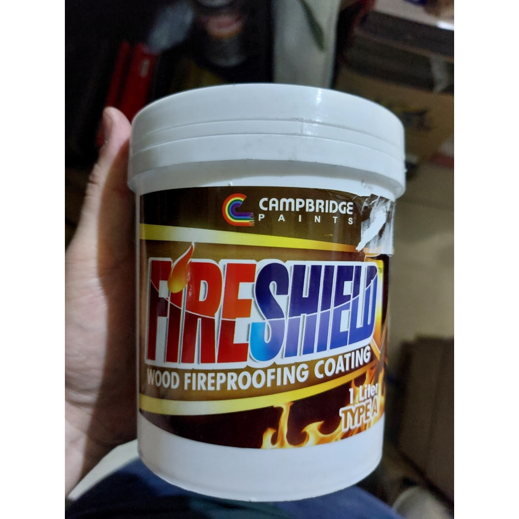 Campbridge 1Liter Fireshield For Wood ONLY Fireproofing Coating ...