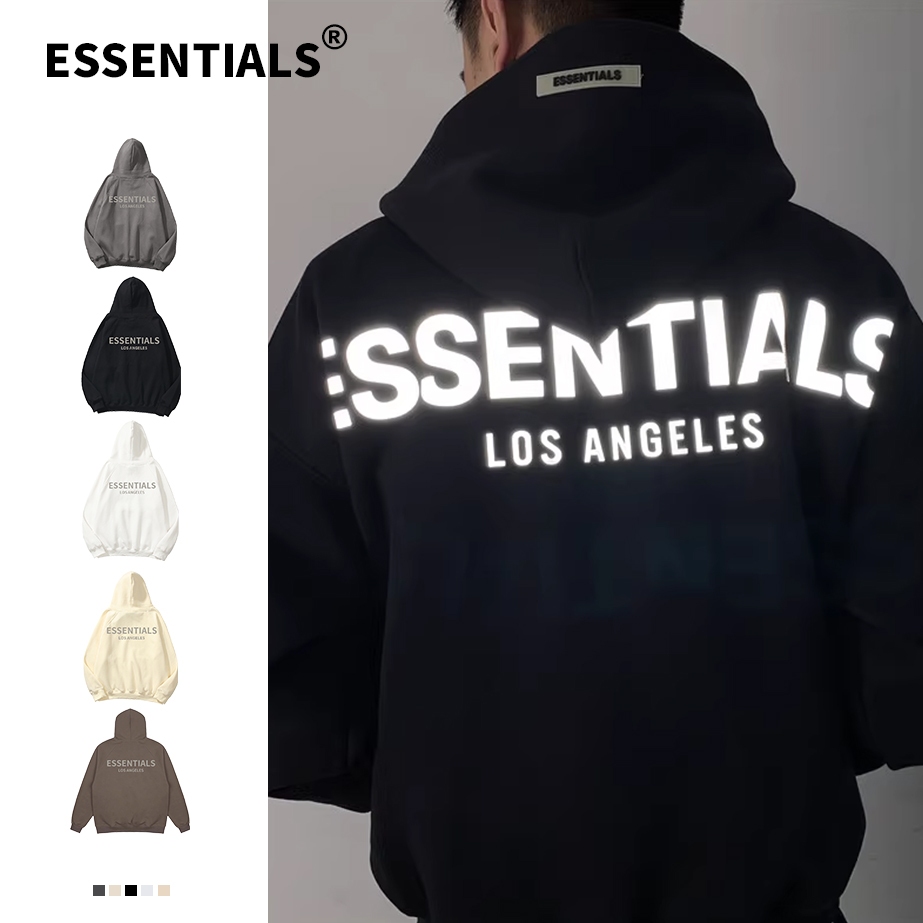 FEAR OF GOD Essentials FOG Hoodie Jacket Brand 380G Cotton Original 1:1 ...