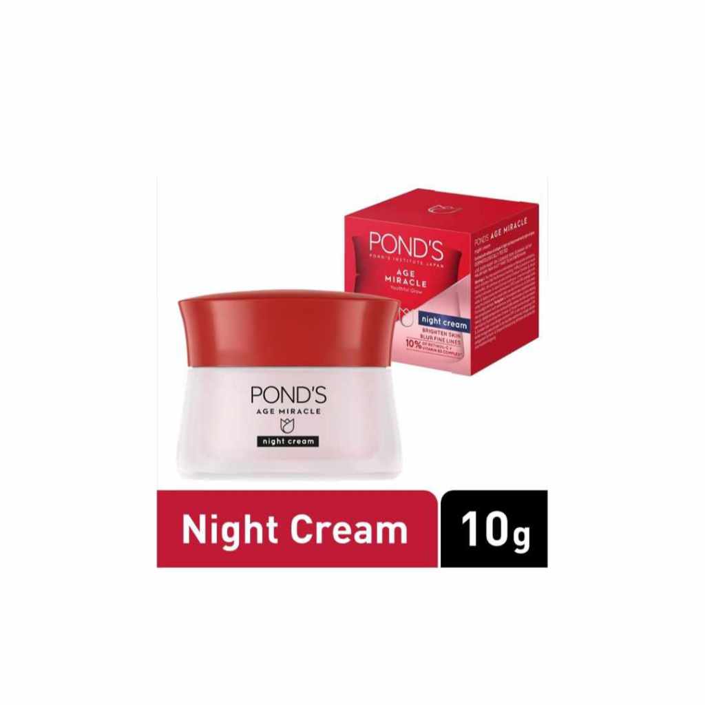Ponds Age Miracle Anti Aging Skin Brightening Night Cream 10g | Shopee ...