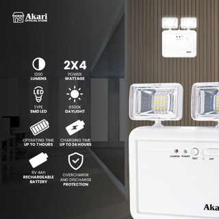 Akari LED Handy Emergency Light (AELG-L412) + FREE Akari LED ...