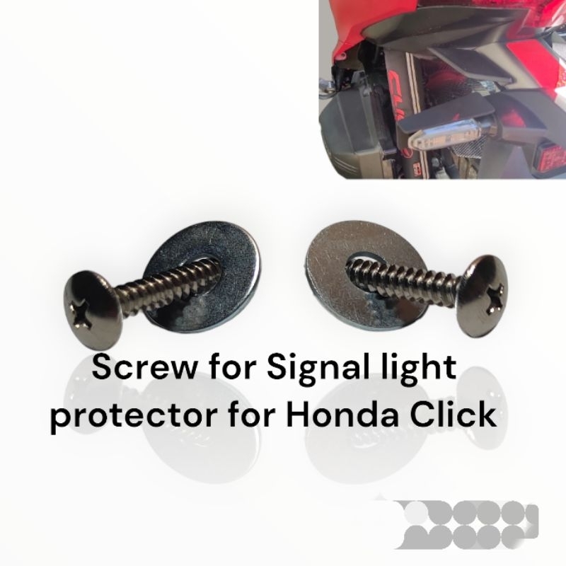 STAINLESS Screw for Signal Protector of Honda Click | Shopee Philippines