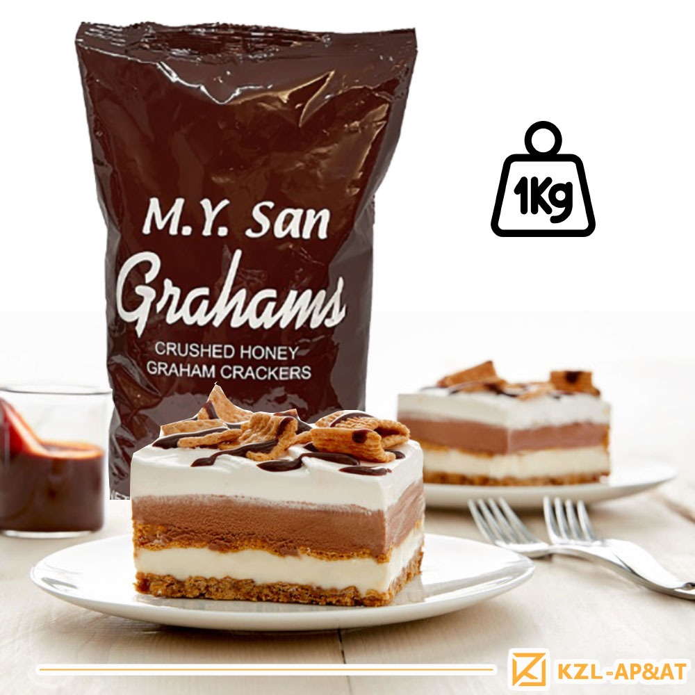 KZLA Crushed Honey Graham Crackers 1kg | Shopee Philippines