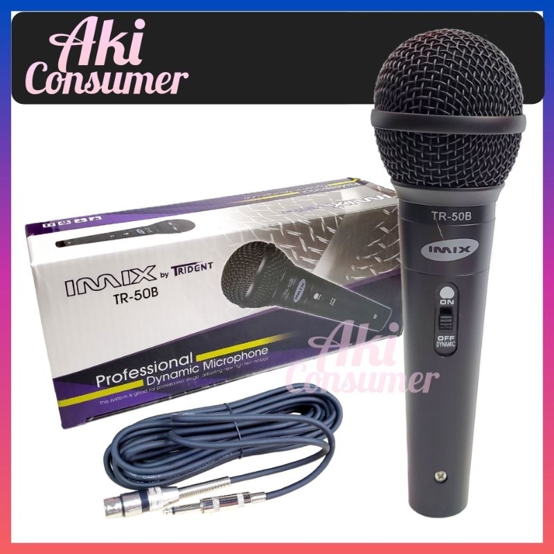 IMIX by Trident TR-50B Professional Dynamic Microphone w/ 10 meters ...
