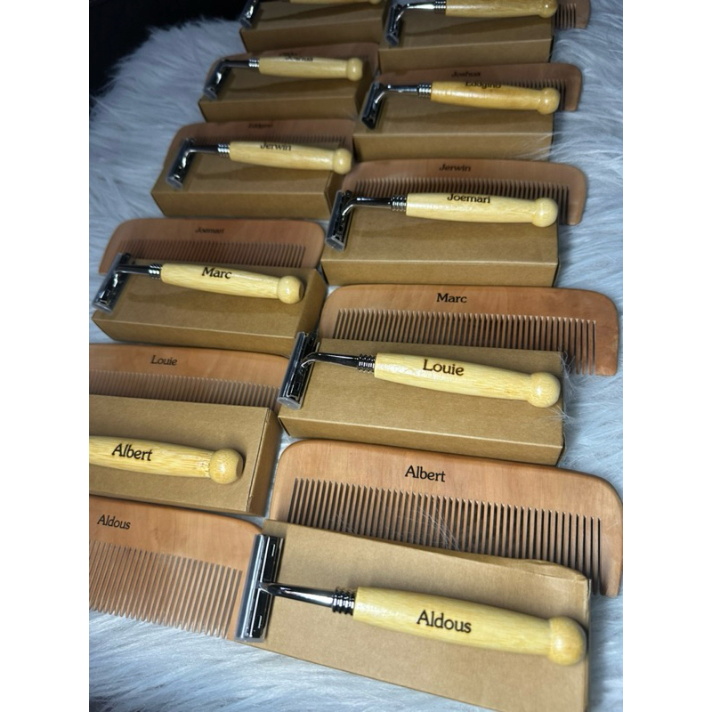 personalized wooden razor | Shopee Philippines