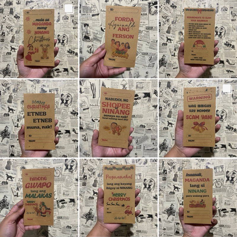 WITTY AMPAO - CUSTOMIZED CHRISTMAS AMPAO | Shopee Philippines