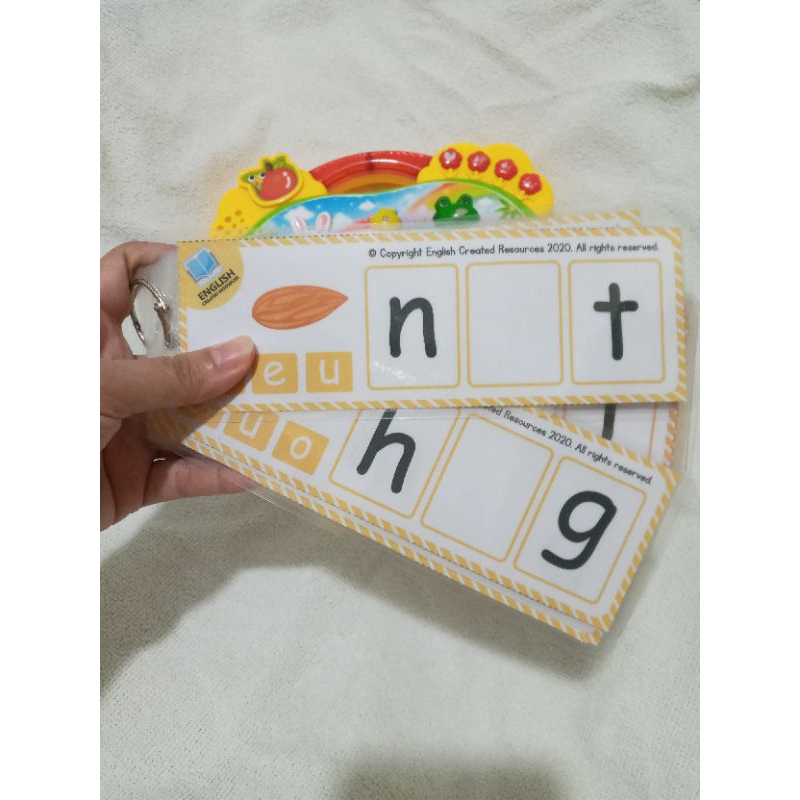 CVC missing letter erasable laminated worksheet activity for kids ...