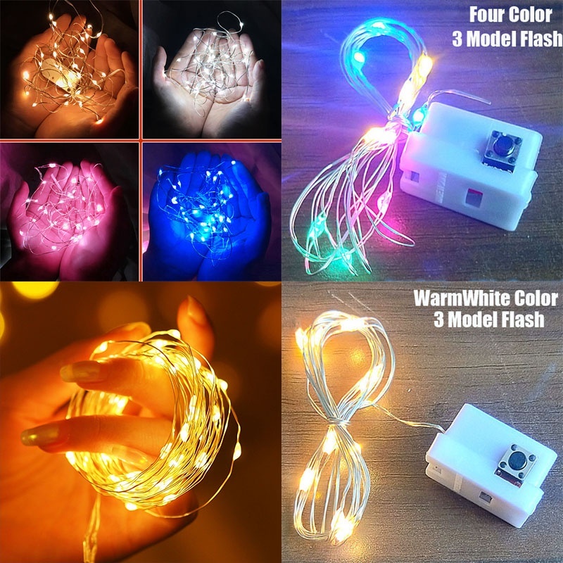 10pcs/SET Fairy light 3 Modes -1M 3M String light Led Christmas Lights ...