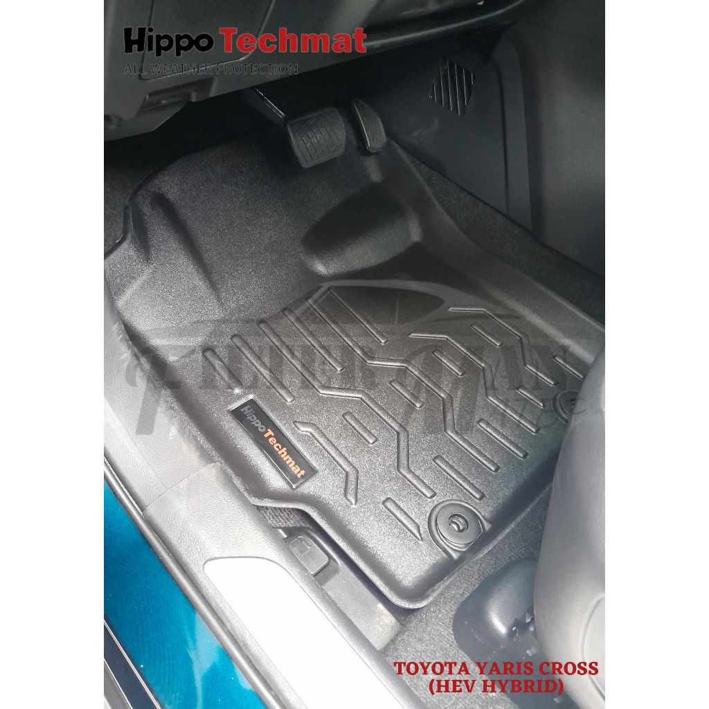 TOYOTA YARIS CROSS 2023-2025 HEV HYBRID Hippo Techmat PRO Deep Dish Car ...