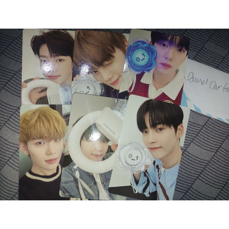 [ ONHAND ] Zerobaseone Official Lightstick Hanbin & Zhang hao photocard ...