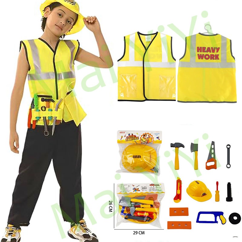 Character Costume For Kids Boy Engineer Costume For Kids Engineering ...