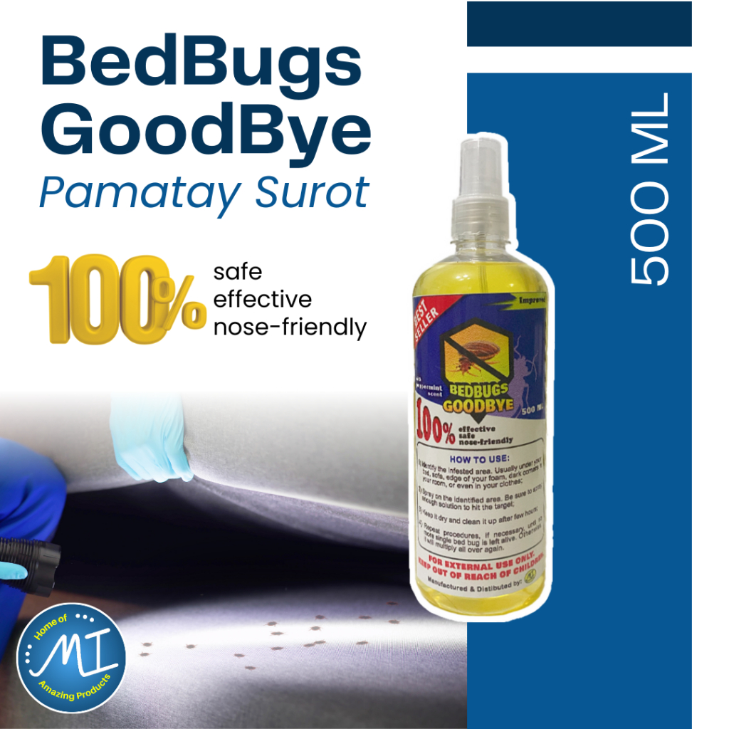 500 ML BedBugs GoodBye // Pamatay Surot // Bed Bug Killer | Shopee ...