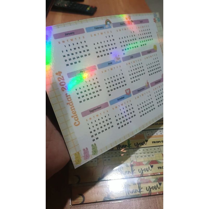 2024 Calendar Ref Magnet | Shopee Philippines