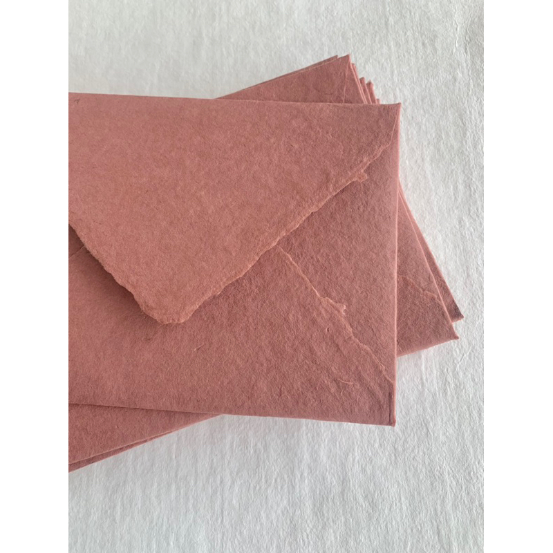 Abaca Handmade Envelope in Old Rose | Shopee Philippines