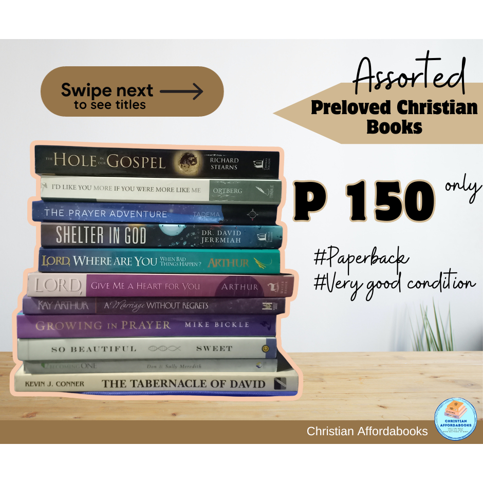 Assorted Preloved Christian Books (150 each only) | Shopee Philippines
