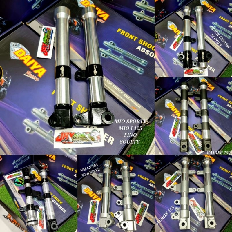 ☑️DAIYA LIGHTEN FRONT SHOCK MIO/RAIDER150/NMAX/AEROX/CLICK/ADV/SNIPER | Shopee Philippines