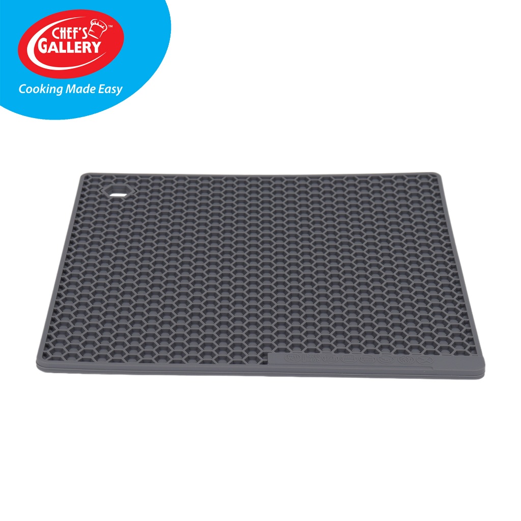 Chef's Gallery Silicone Trivet Premium Food Grade Silicone Thick & Heat ...