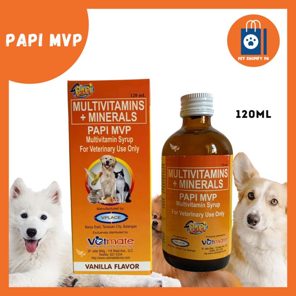 PAPI MULTIVITAMINS + MINERALS (PET HEALTHCARE) | Shopee Philippines