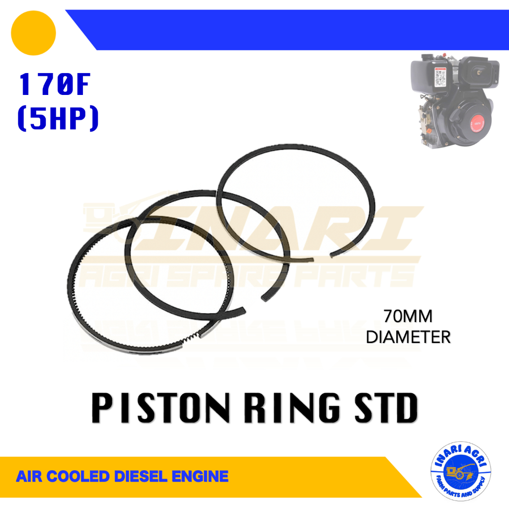PISTON RING 170F 5HP AIR COOLED DIESEL ENGINE | Shopee Philippines